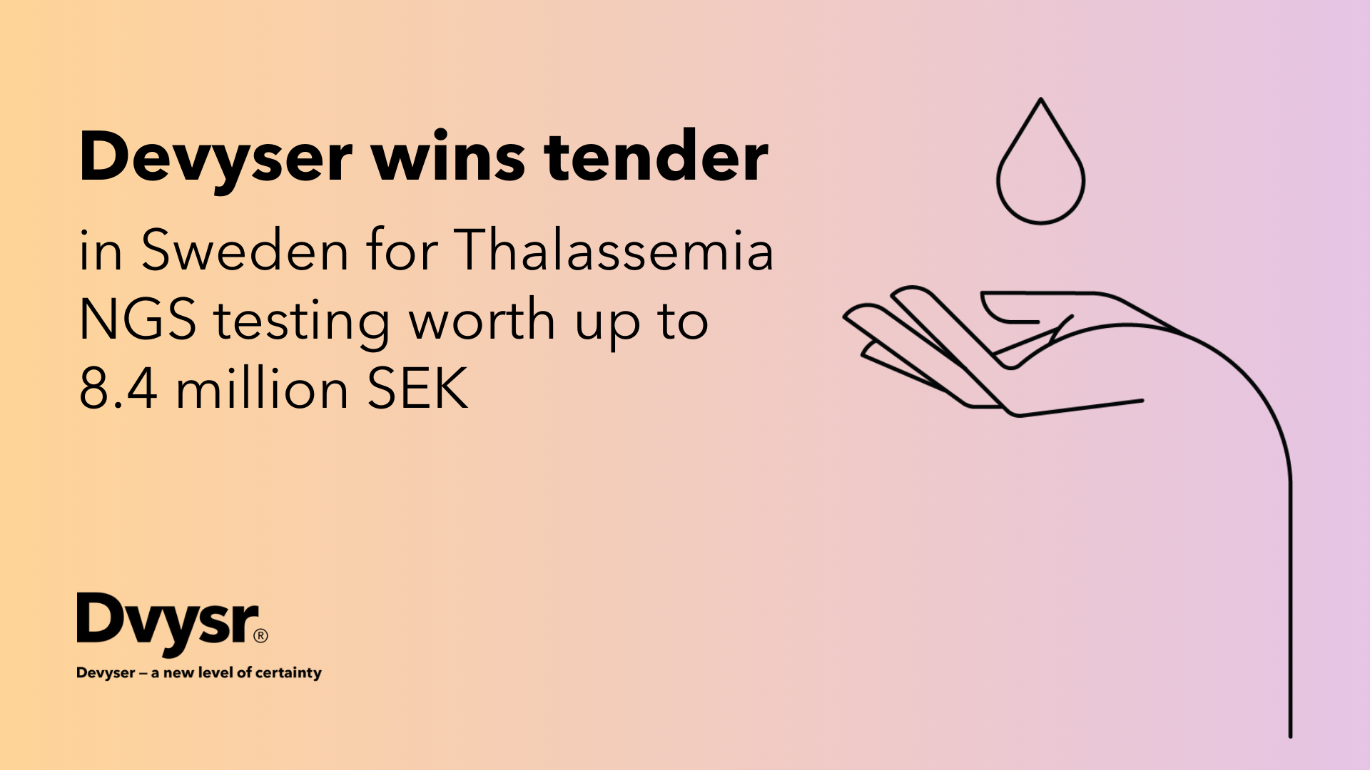 Devyser Wins Tender In Sweden For Thalassemia Ngs Testing Worth Up To 8